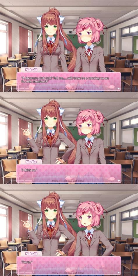 Natsuki Anime Literature Club Literature Smoker Natsuki Imgflip