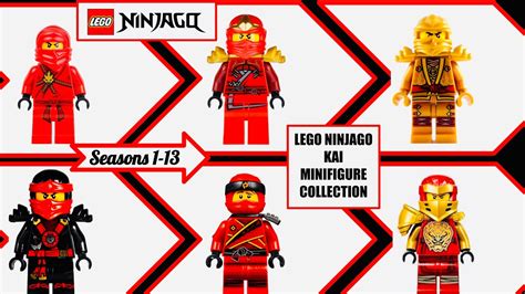 Lego Ninjago Kai Minifigure Collection Season 1 13 2011 2020 Youtube