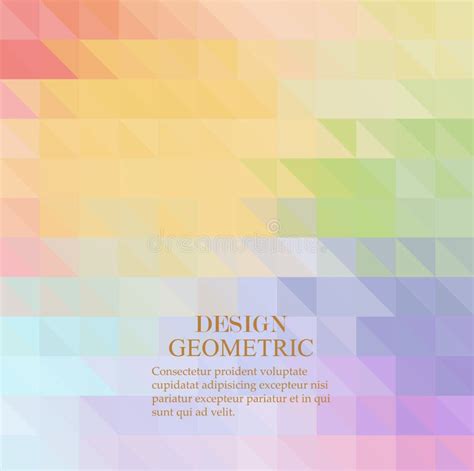Abstract Mosaic Background Triangle Geometric Background Design Elements Pink Violet Colors