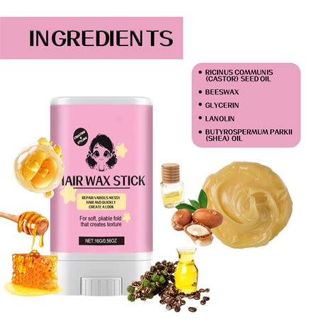 Styling Wax Stick For Moisturizing Portable Hair Sorting Increasing