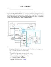 Quiz Fall Solutions Pdf Cs Fall Quiz Name Consider The Single Cycle Non
