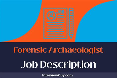 Forensic Archaeologist Job Description Updated For 2025