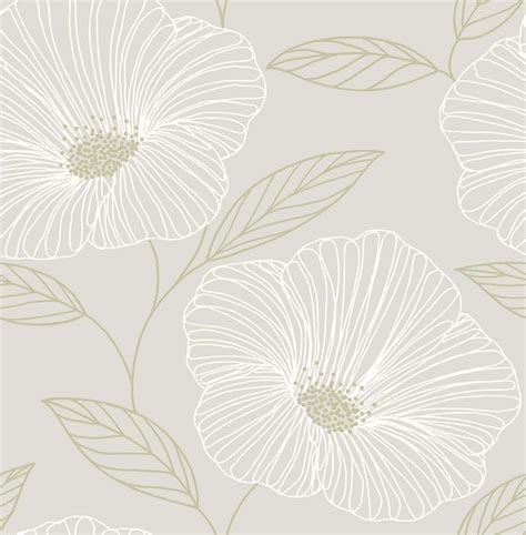 Download Neutral Floral Pattern Background Wallpaper