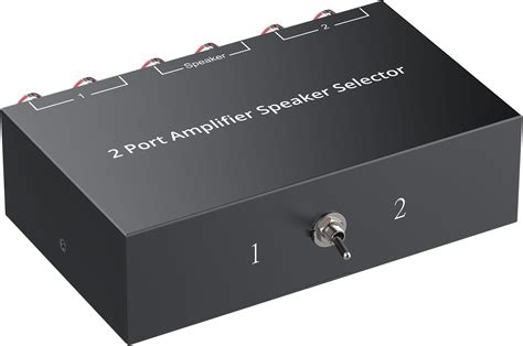 Amazon Com PROZOR 2 1 In 1 2 Out Amplifier Speaker Switcher Selector 2 Way Speaker