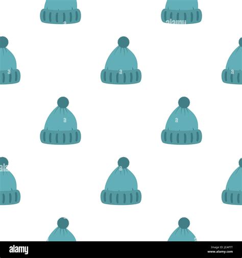 Woolen Hat Pattern Flat Stock Vector Image And Art Alamy