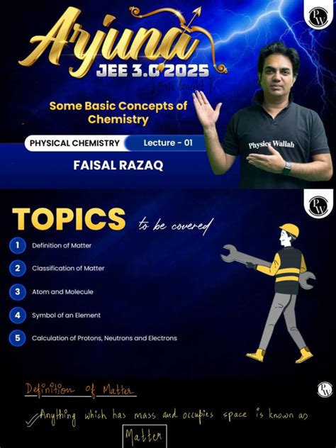 some basic concepts of chemistry 01 class notes pdf
