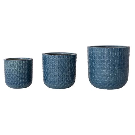 Indooroutdoor Planters With Drainage Hole Set Of 3 Holds 12 10
