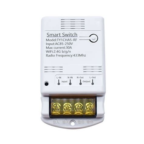 Tuya Wifi 30a Relay Module 85 250v Smart Switch Diy 433mhz Rf