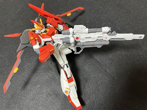 ホビージャパン付録 ガンプラ プラモデル Hguc 1144 ガンダムビルドファイターズ炎塗装済み 改造完成品完成品｜売買された