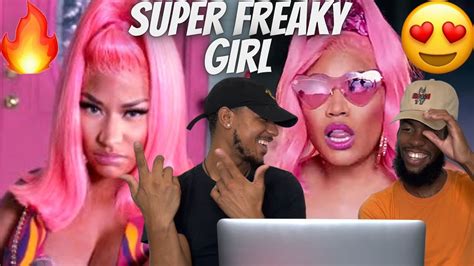 😍🔥nicki Minaj Super Freaky Girl Official Music Video Reaction