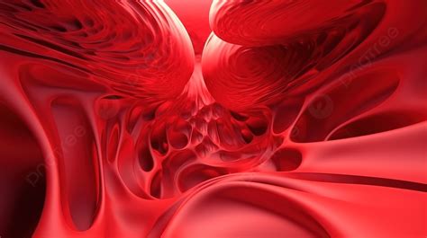 추상 빨간색 곡선 구조 3d 렌더링 빨간색 소프트 컬러 추상 미래 배경 고화질 사진 사진 배경 일러스트 및 사진 무료