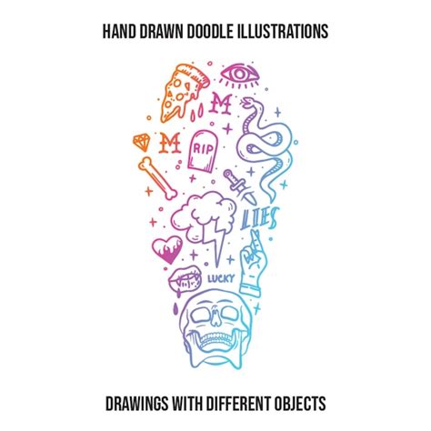Premium Vector Hand Drawn Doodle Illustrations Drawings With