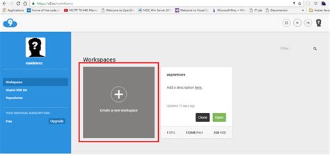 Create Aspnet Core Website On Cloud9