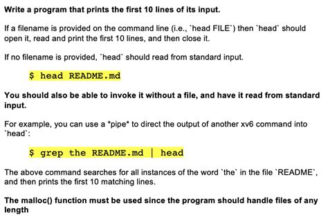The Following Problem Is Done In Xv6 Please Read