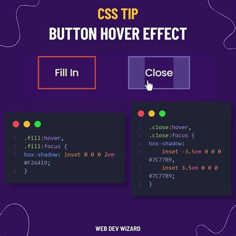 Cool Buttons Hover Effect Using Css 3🚀follow For More Content Webdevwizard0 Youtube