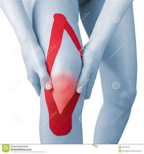 Dor Aguda Em Um Joelho Da Mulher Imagem De Stock Imagem De Reumatoide
