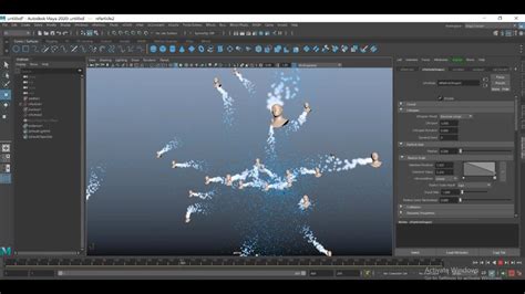 Particles / Instancer tutorial in Maya - YouTube