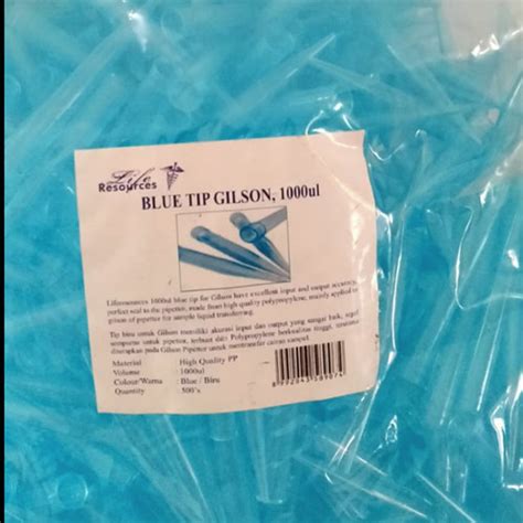 Jual BLUE TIP TIPS PIPET TIP BIRU MIKROPIPET 100 1000 UL PACK Kab