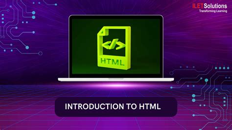 Introduction To Html Ilet Solutions