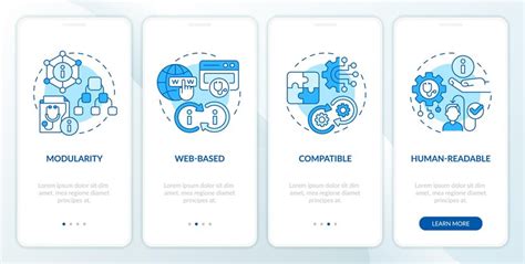 Premium Vector 2d Icons Representing Health Interoperability Resources Mobile App Screen Set