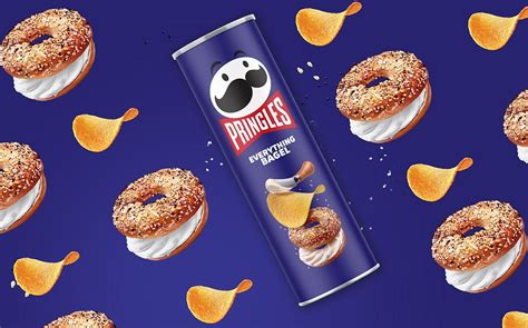 Pringles Launches Everything Bagel Flavour Crisps Foodbev Media