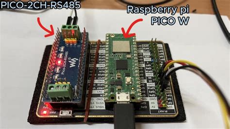 金益工作室 On Linkedin Pico W透過rs485介面來控制led調光