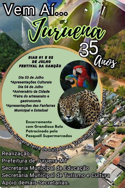 Comemoração dos anos de Juruena Prefeitura de Juruena