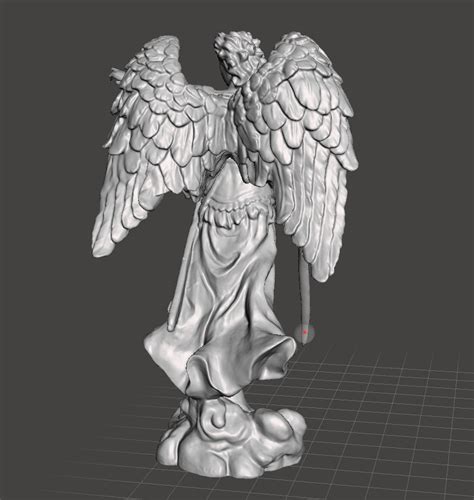 Stl File Arch Angel Gabriel 👼・3d Printer Model To Download・cults