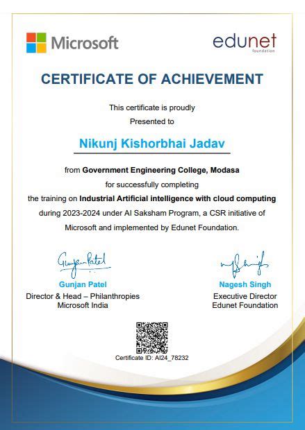 Nikunj Jadav On Linkedin Artificialintelligence Cloudcomputing