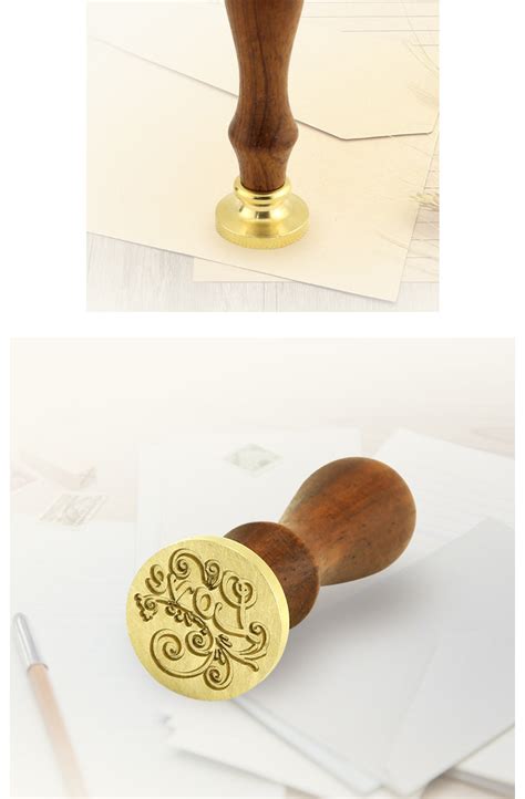 跨境圣诞节日火漆印章花体英文字母祝福语logo名字火漆蜡铜头铜章 阿里巴巴