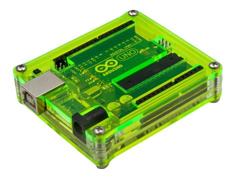 Arduino Uno Zebra Case Lazer Lime