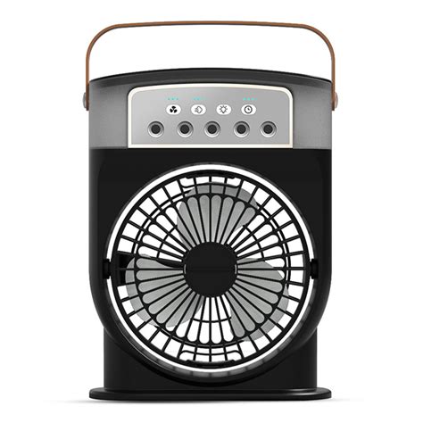 Portable Rechargeable Air Cooler Fan With Deem Light And Humidifier