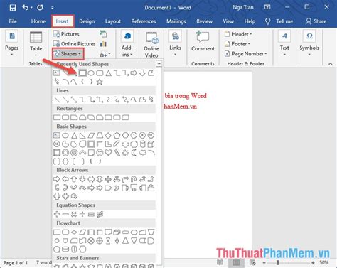Cách làm bìa trong Word Cách tạo trang bìa trong Word Xây Dựng Nhà Xinh