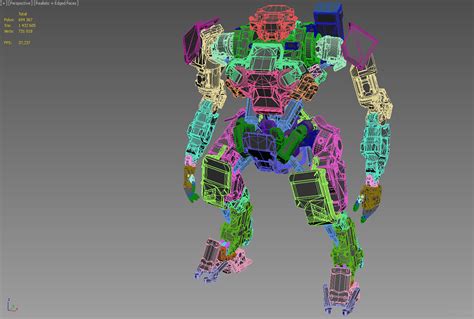 D Model Robot Biped Turbosquid