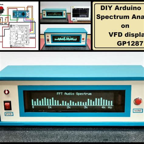 Arduino Fft Spectrum Analyzer On Vfddisplay Gp1287