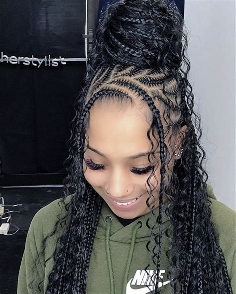 Pin By Nikki On Vanity Report Pretty Braided Hairstyles Braided Cornrow Hairstyles Goddess