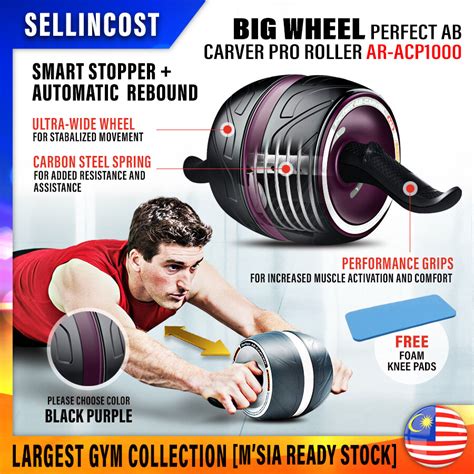 Sellincost Perfect Ab Carver Pro Roller Extra Big Wheel 40cm Smart