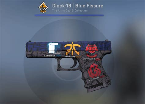 First Kato Pickup As A Broky Glock 18 Blue Fissure 4x Katowice 2014