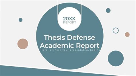 Best Free This Light Blue And White Thesis Defense Academic Report