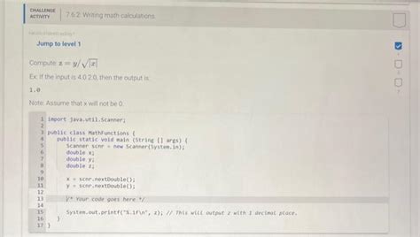 Solved Jump To Level Compute Z Y X Ex If The Input Is Chegg
