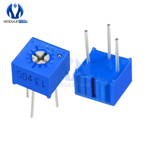 10pcs 3362p Trimmer Potentiometer Variable Resistor Cermet Trimpot 100r