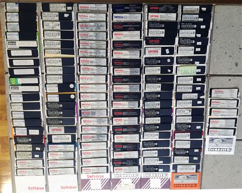 Apple Ii Ii Iie Huge Softdisk Software Lot 125 Softdisk Floppies 1815509456