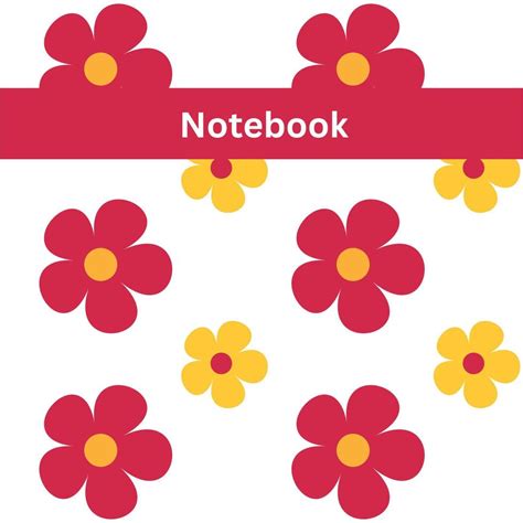 Colorful Notebook Design 17124887 Vector Art At Vecteezy