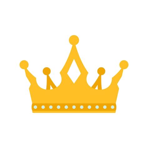 크라운 흰색 배경에 고립 프리미엄 벡터