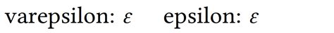 Math Mode Redefined `epsilon` To `varepsilon` Tex Latex Stack