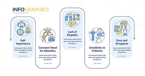 Multicolor Codependent Relationship Layout With Linear Icons Stock Illustration Illustration