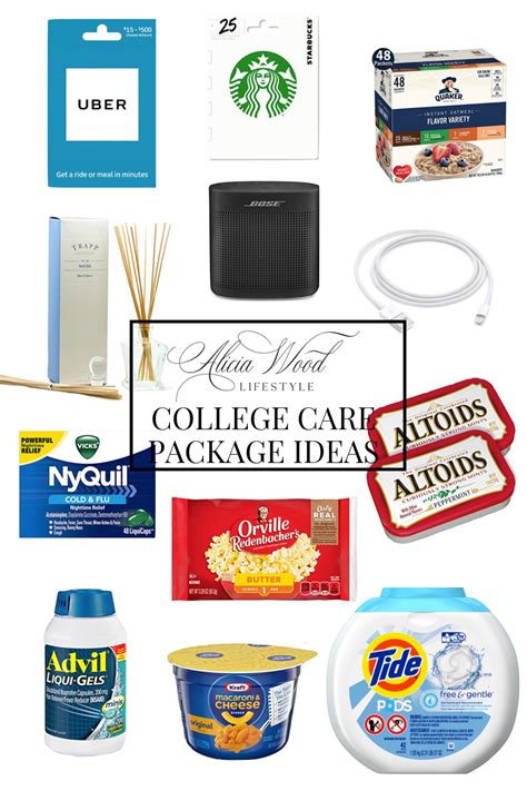Best College Care Package Ideas Alicia Wood Lifestyle