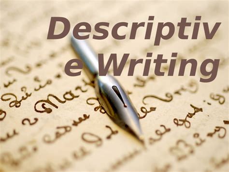Igcse English Descriptive Writing Teaching Resources