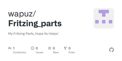 GitHub Wapuz Fritzing Parts My Fritzing Parts Hope Its Helps
