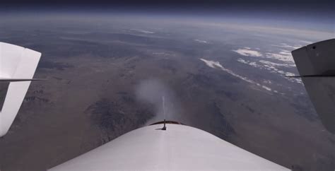 Virgin Galactic Shows Off Spaceship Two Test Flight Tail Cam Video